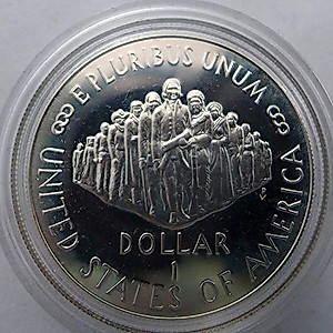 1987 S Commemorative Constitution Silver Dollar $1 Proof US Mint
