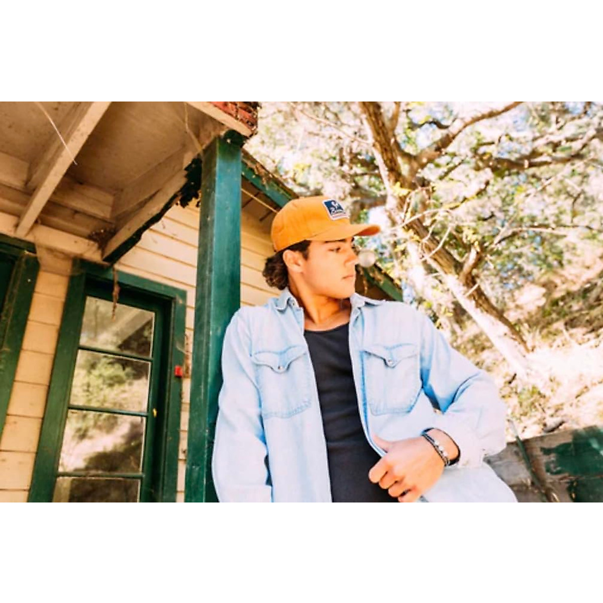 AMERICAN NEEDLE Ford Bronco Hepcat Adjustable Buckle Strap Baseball Dad Hat (43870A-BRONCO-LHAZ)