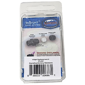Hamskea Archery Solutions Insight Clarifying Lens A+, Purple, PEEP026