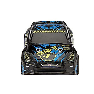Hot Wheels RC Car, Remote-Control 2017 Nissan GT-R in 1:64 Scale, Works On and Off Hot Wheels Track, Includes Track Adapter​​​​