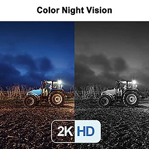 4G LTE Cellular Solar Security Cameras Wireless Outdoor Battery Powered No WiFi, PTZ Video Surveillance Camera for Home Security, Color Night Vision, 2 Way Talk, Motion Detection, Phone App Alerts