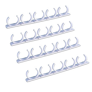 HSIULMY 20 Jar Spice Gripper Clip Strips for Kitchen Universal Spice Rack,Extra Strength Adhesive Spice Racks Gripper Clips Strips,Magnetic Spice Rack Gripper Clips