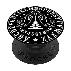 Ouija Board Creepy Horror Game Playing Halloween Art PopSockets Swappable PopGrip