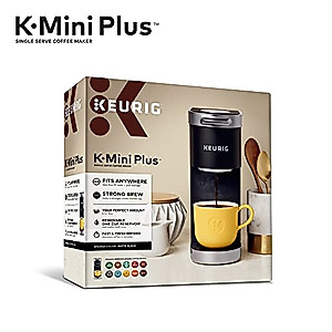 Keurig K-Mini Plus Coffee Maker with Newman's Own Organics Newman's Special Blend, 32 Count