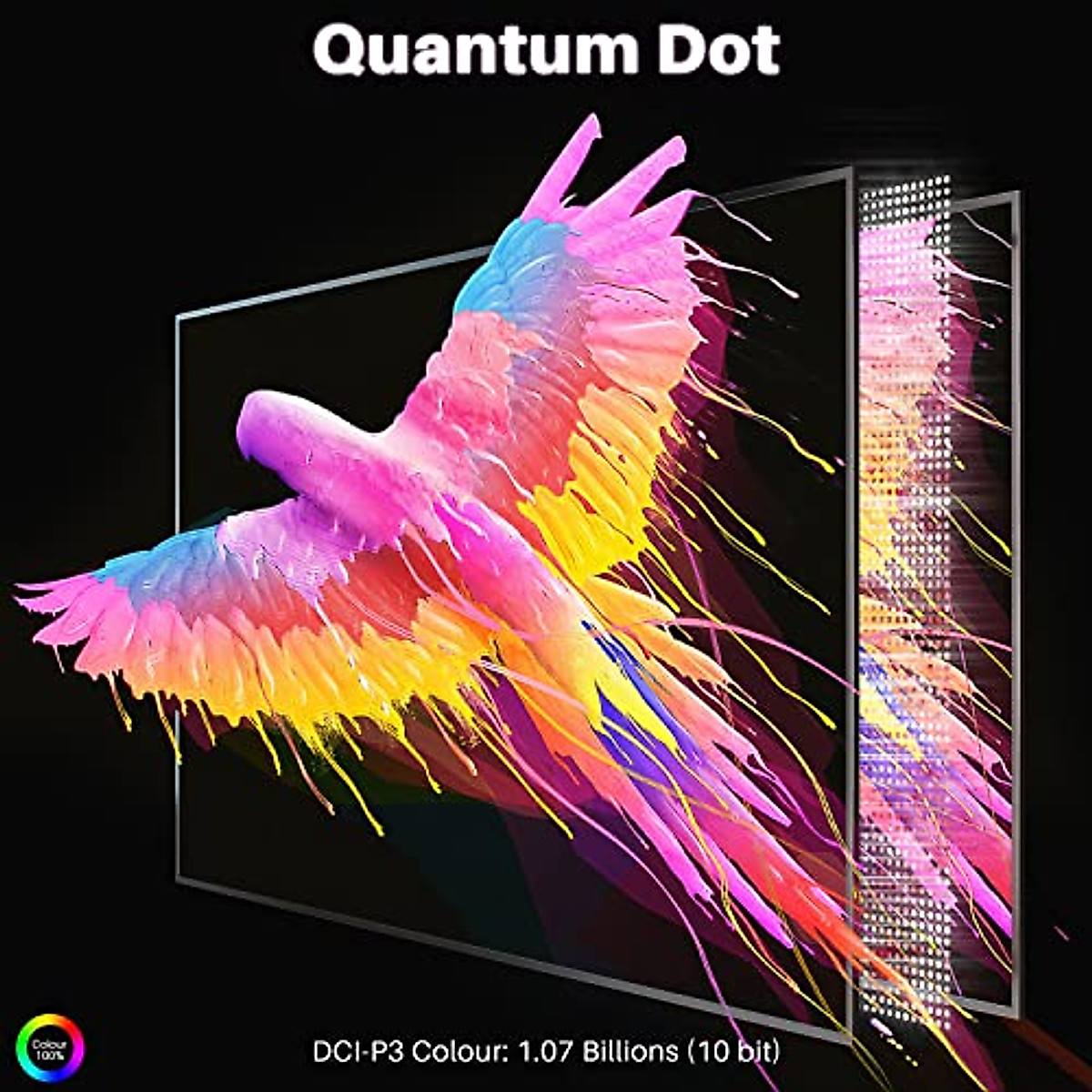 SYLVOX Outdoor TV, 4K QLED Outdoor TV 55 inch 2000 Nits Full Sun, Outdoor Smart Television with Voice Control & Chromecast Built-in, IP55 Weatherproof TV for Outside (Pool Pro QLED Series)