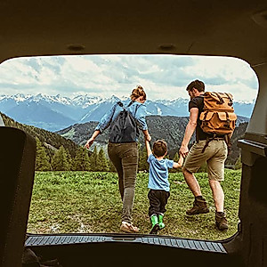 PSISABALL Casual Black Backpack Waterproof Backpack for Women Backpack for Men Lightweight College Black Backpacks