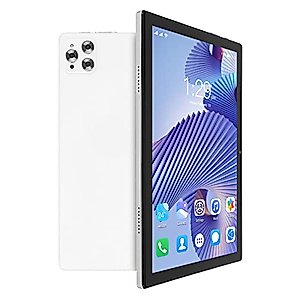 Tablet PC, HD Tablet 10.1 Inch FHD Dual Camera Aluminum Alloy 7000mAh Battery Octa Core CPU 5G WiFi 4G LTE 8GB RAM 256GB ROM (US Plug)