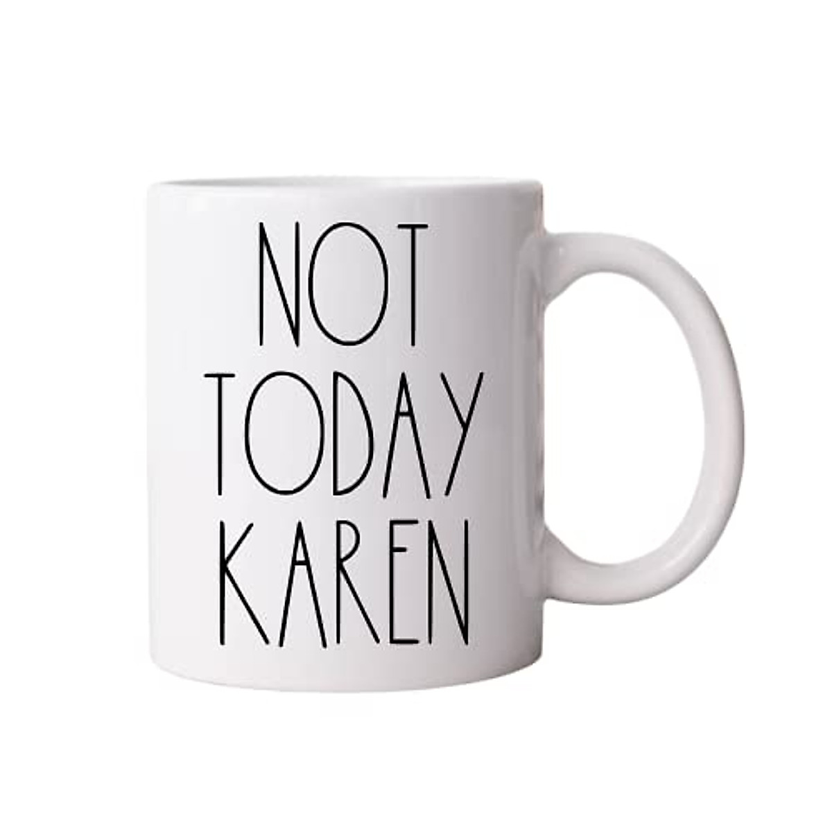 YOUR TEXT HERE Custom Rae Dunn Inspired 15oz Ceramic Mug | One or Two Sided Text