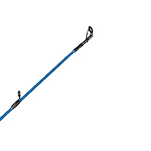 Abu Garcia Blue Max Low Profile Baitcast Reel and Fishing Rod Combo, 7'