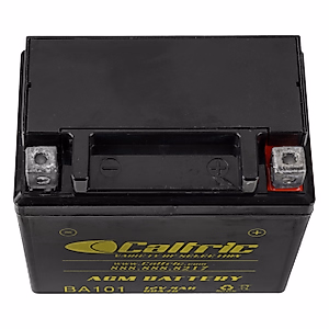 Caltric Agm Battery Compatible with Kymco Mongoose 70 2006 2007 2009