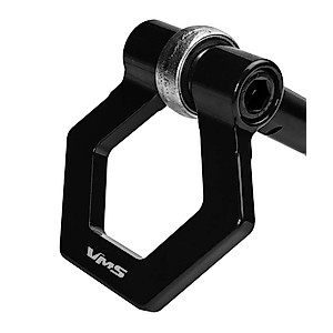 VMS RACING Front Tow Hook in Black Compatible with Chevy Chevrolet Corvette C7 Z06 ZR1 Stingray Oval Track 14-19 2014-2019