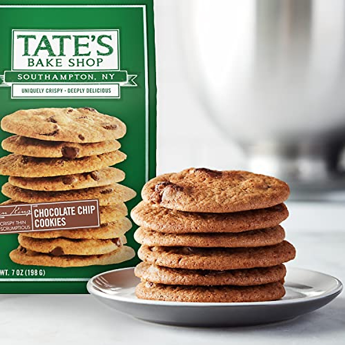 Tate's Bake Shop Chocolate Chip Cookies, 4 - 7 oz Bags