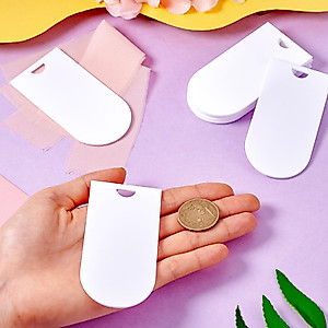 Beadthoven 20 Sets Acrylic Place Cards Wedding Name Cards Acrylic Name Plate Table Number Cards Table Name Tags Signs with Ribbon for Wedding Birthday Dinner Party Table Setting Guest Names