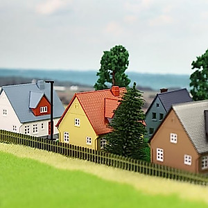 3 Sets N Scale 1:160 Model Village House Assembled Model Architectural Building Layout JZN02