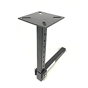 RIDGID 40195 Model BC410 Top Screw Bench Chain Vise, 1/8-inch to 4-inch Bench Vise & MaxxHaul 80356 Hitch Mount Vise Plate/Holder (with Adjustable Height)