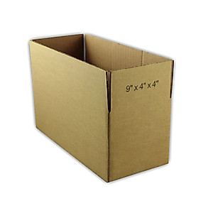 EcoSwift 5 9x4x4 Corrugated Cardboard Packing Boxes Mailing Moving Shipping Box Cartons