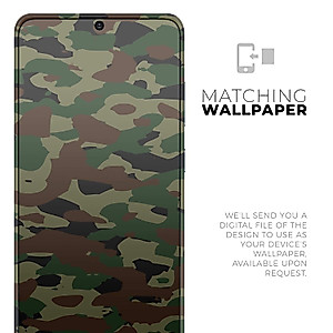 DesignSkinz Traditional Camouflage Protective Vinyl Decal Wrap Skin Cover Compatible with The Samsung Galaxy S20 (Screen Trim & Back Glass Skin)