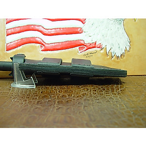 Custom Made Cross Draw Knife Sheath That Will fit The SOG Seal pup Dyed Black. A lot of Leather for The Price. Can be Worn on Left or The Right Hand Side.