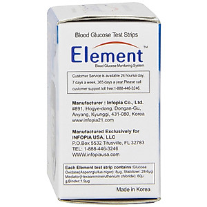 Element Brand Test Strips, 50 Count