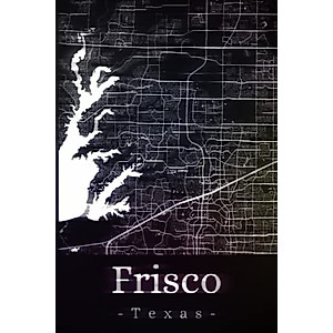 Frisco Texas: Your city, your region, your home! | Composition Notebook 6x9 blank 120 pages