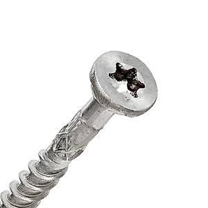 Power Pro Premium 305 Stainless Steel Wood Screws (#10 x 3-1/2") - 1lb Box