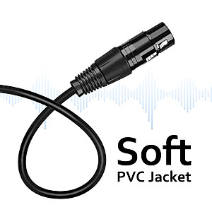 Neewer XLR Splitter Male to 2 Female Cable, Dual Female XLR to Male XLR Mic Combiner Y Cord Balanced Microphone Splitter Cable (3-Pin 2 Female to 1 Male) — 1.6 Feet