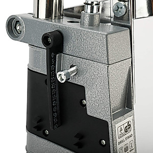 LuckyHigh Single Hole Adjustable Drill Press Stand 1 Mounting Hole Universal Bench Clamp Drill Press Table Workbench Repair Tool with Aluminum Base