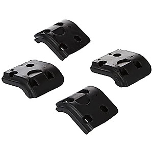 Amazon Basics Softside Replacement Luggage Suitcase Spinner Wheels, Pack of 4, One Size, Black