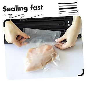 PAMINGONO 1 Set Sealer Sealing Strips Heat Sealer Parts Sealer Heat Strips Iron Vacuum Sealer Replacement Strip Black Sponge