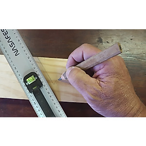Aluminum Straight Edge Ruler with Handle, It is A Aluminum Ruler, A Straight Edge ruler and A Centimeter Ruler, Ideal Ruler for Cutting, Much Safer Because of The Handle. Easy to Use and Light Weight.