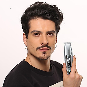 HARUE Hair Clippers for Men, Hair Trimmer Cordless Hair Cutting Machine Electric Barber Clippers Professional Hair Clipper T-Blade Trimmer for Men