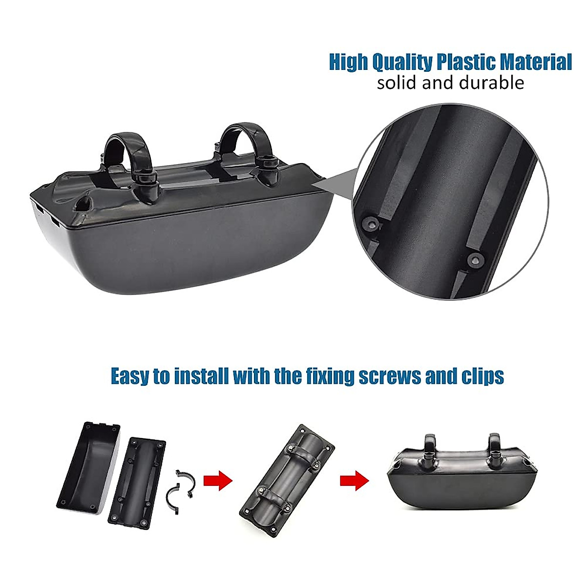 LIXADA Ebike Controller Box Electric Bicycle Controller Case Electric Bike Conversion Kit Plastic Ebike Controller Cable Box