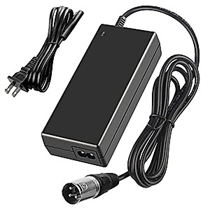 Fancy Buying 44V Charger for 36V 1.5A Battery Razor MX500 MX650, GT GT750, Izip I600 I750 I1000 Mongoose M750 Electric Scooter with 3-Pin Male XLR Connector