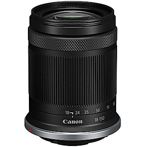 Canon EOS R10 Mirrorless Camera, Including RF-S 18-150mm f/3.5-6.3 is STM, EF 75-300mm f/4-5.6 III & 500mm f/8 Focus Lenses, 2X 64GB Memory Cards, Microphone, LED Video Light & More (35pc Bundle)