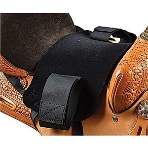 CHALLENGER Horse X-Small Western Sure Grip Saddle Seat Cover Adjustable Leg Bands 4206-XS