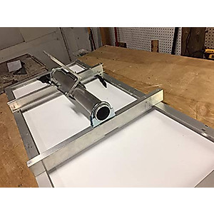 Solar Panel Universal Double Arm Bracket Kit | Pole Mount | Fits Side or Top Pipe | 44" Rails | Fully Adjustable Tilt Mounting Rack | Adjustable Both Axis | Ground Mount Kit | Very Strong | Heavy Duty