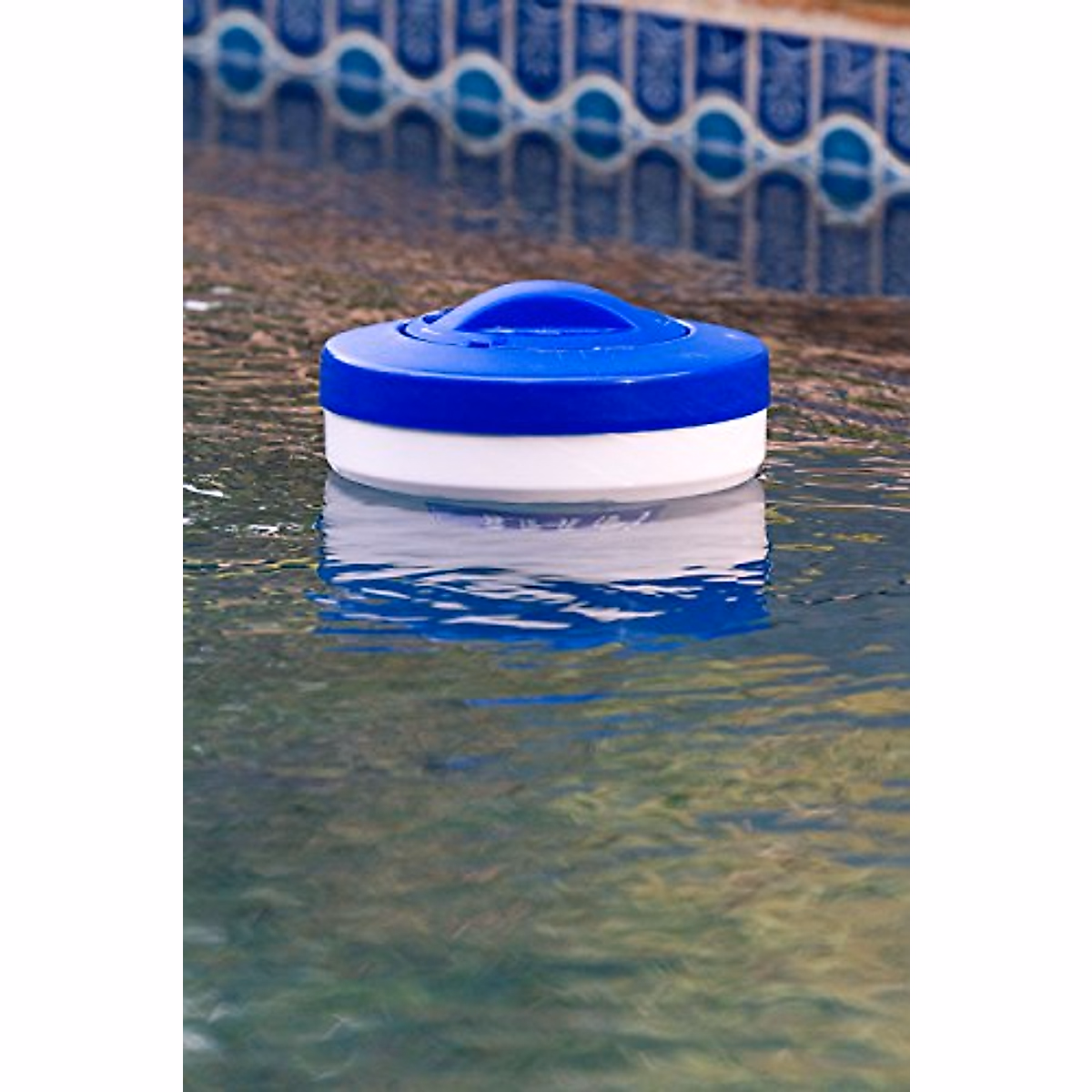 Poolmaster 32155 Floating Swimming Pool Chlorine and Bromine Dispenser, Large, Blue
