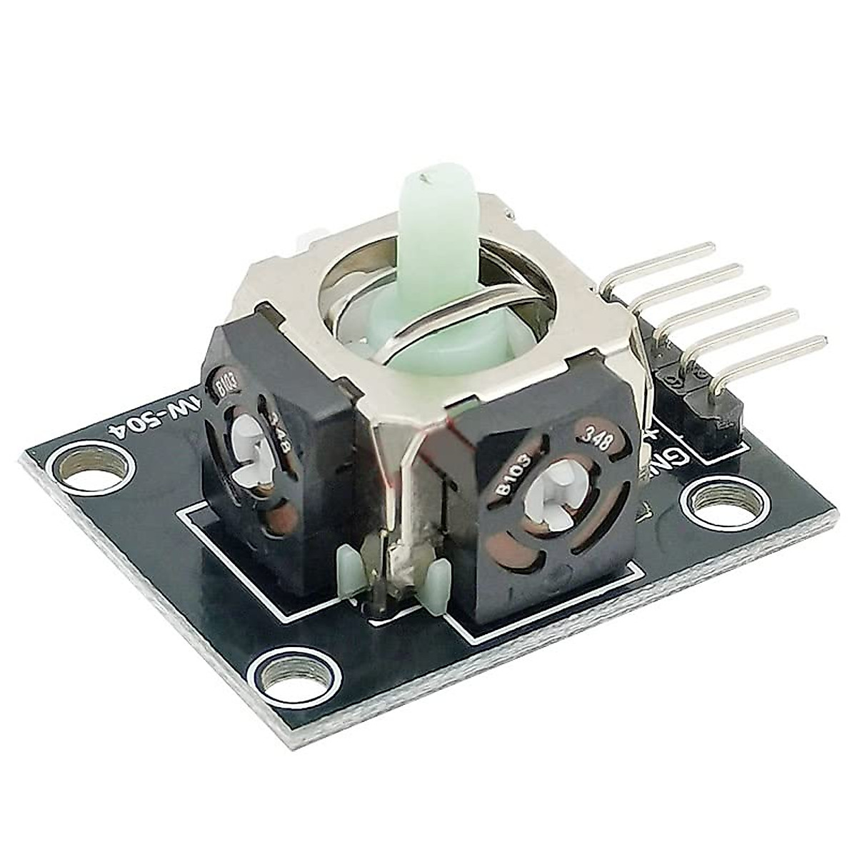 6Pcs PS2 Joystick Sensor Game Controller XY Dual-axis Joystick Breakout Module Compatible with Arduino
