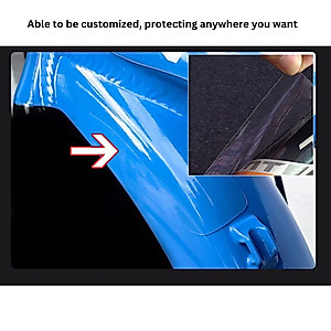 TURBOOST Bike Frame Protection Tape Sticker Vinyl Wrap Skin, MTB Bicycle Paint Chainstay Chain Guard Corner Protector Film Wraps, Clear, 3m (120”) Length, Various Width Options (7)