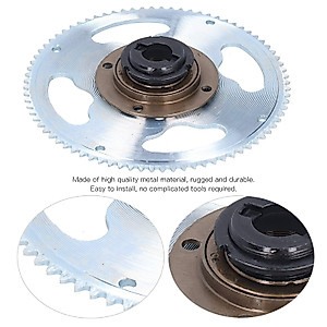 Chain Wheel, Bicycle Freewheel, Bike Accessory Teeth Crankset Kit Sturdy for Refitting Electromobile Electric Bicycles Modification