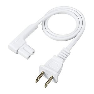 Vebner 19.5in Power Cord Compatible with Sonos One, Sonos One SL, Sonos Play-1 Speakers - Power Plug Cable (Short, White)