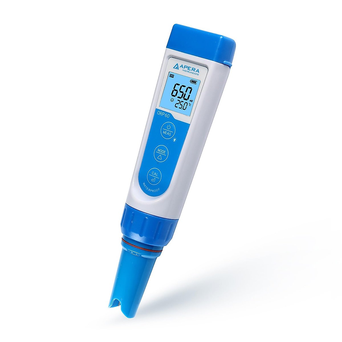 Apera Instruments Premium Line ORP60 Pocket ORP Tester Kit, Replaceable Probe, 1 mV/±0.2% F.S Accuracy, ±1000 mV Range