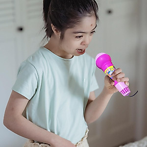 Totority Microphone Kids Echo Microphone for Kids: 3pcs Voice Amplifying Microphone Toy for Kids and Toddlers Singing Speech Communication (Random Color) Toddler Microphone