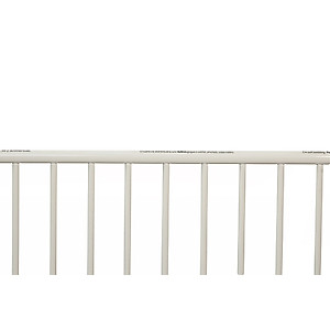 LA Baby The Condo Metal Evacuation Window Crib, White