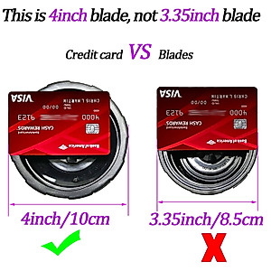 [New Model] Replacement 7 Fins Male Blade&32oz Blender Cup Compatible For Nutri Ninja Blender [4 Inch Male 7 Fins Blade]