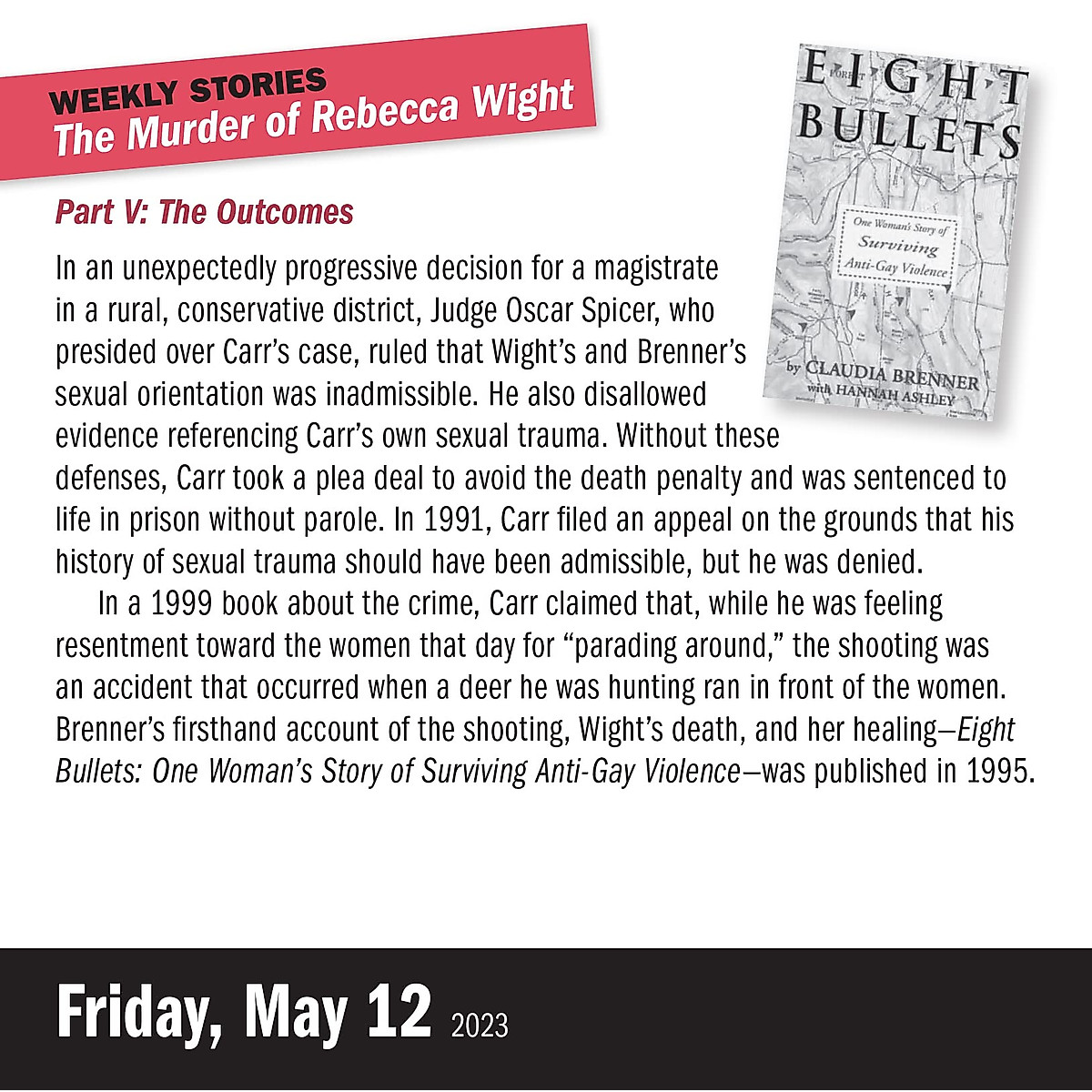 A Year of True Crime Page-A-Day Calendar 2023: Cannibal Cooks, Killer Kids, Incredible Survivors!