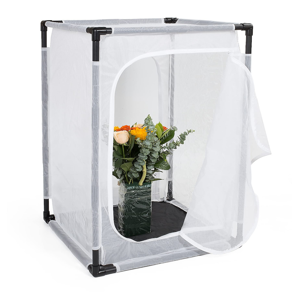 36" Large Monarch Butterfly Habitat Cage, Outdoor Insect Mesh Cage Terrarium 24" x 24" x 36"