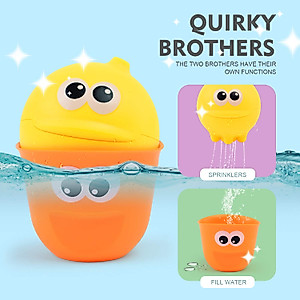 Bath Toys for Toddlers 1-3 Year Old - Pop-up Hatch Egg,Wind Up Swim Turtle,Lemon Cup with Interactive Bath Toys for Baby Bathtub Water Toys -Toy for 1 2 3 4 5 6Years Old Boy Girls for Gifts