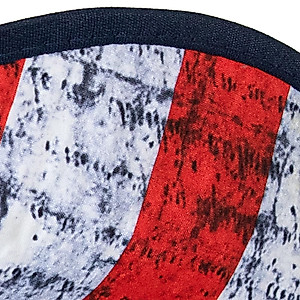 New Handwoven Premium Straw Cowboy Hat for UV Sun Protection | Adjustable Drawstring, Universal Size | Ideal for Beach, Fishing, Outdoor Camping Activities (American Flag)