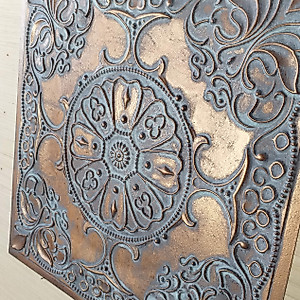 PAINTSDECOR Ceiling tiles faux tin weathered copper restaurant decor wall panel PL71 10pcs/lot